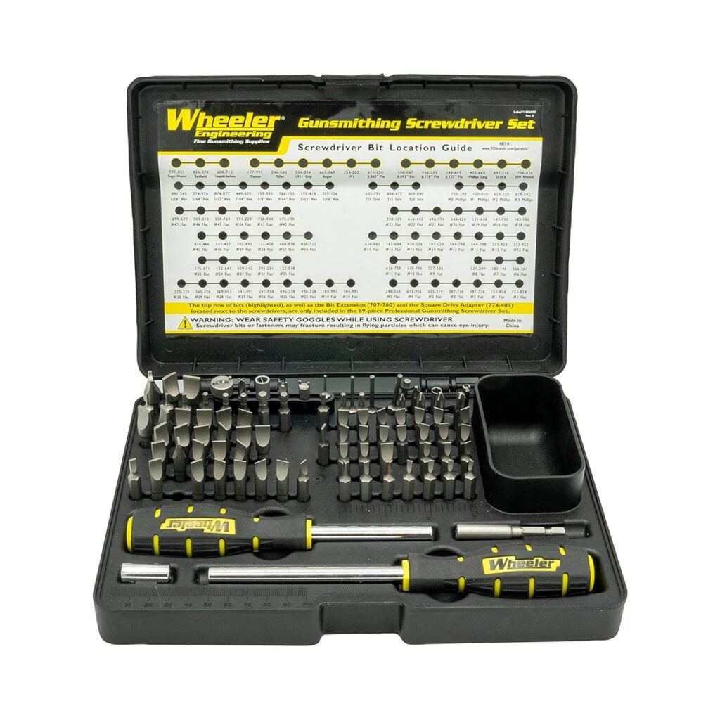 Wheeler Professional Gunsmith Screwdriver Set