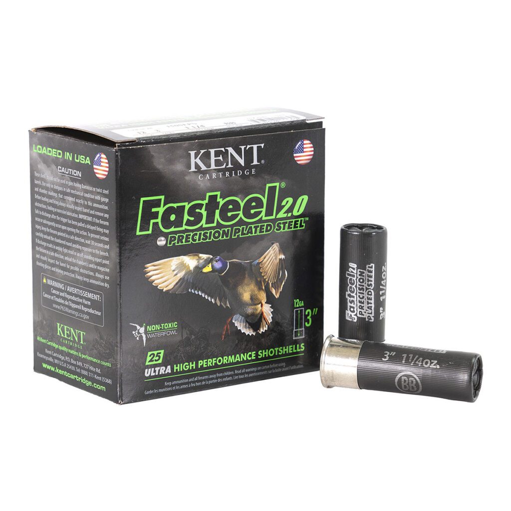 Kent Fasteel 2.0 Steel Shot 12 GA X 3” (1 1/4 oz) – 25 Shells - Dante ...